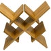 5 Bottle Cross Style Stackable Modular Wine Rack Wine Storage - Etsy