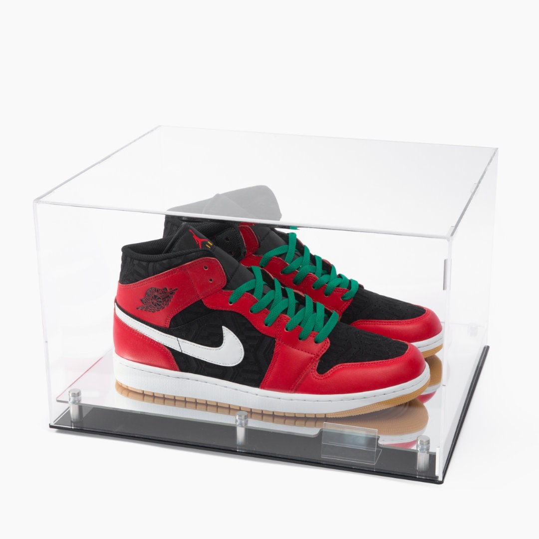 DECOMIL – Shoe Display Case | Acrylic Showcase Box | 2 Shoes Display ...