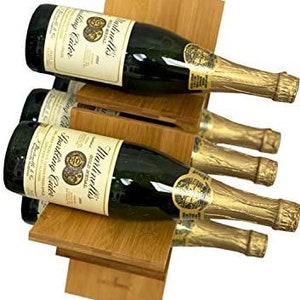 5 Bottle Cross Style Stackable Modular Wine Rack Wine Storage Rack ...
