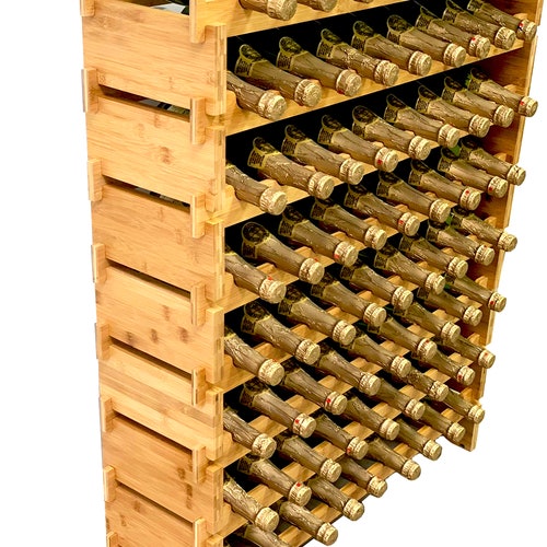 36 Bottle Stackable Modular Wine Rack Wine Storage Rack Etsy