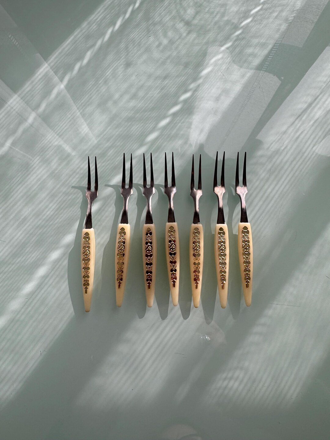 Vintage MCM Cocktail/appetizer Forks - Etsy