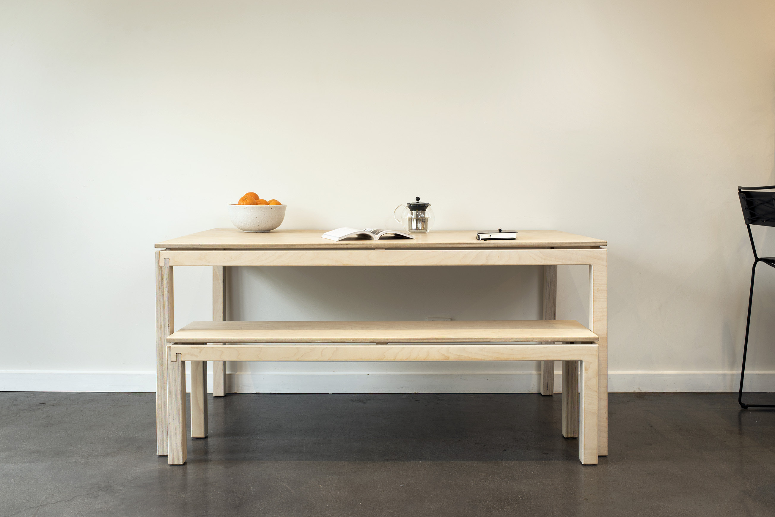 Plywood Bench Seat I Birch Ply I Slots Together Easily I Floating Top ...