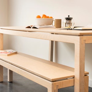 Plywood Bench Seat I Birch Ply I Slots Together Easily I Floating Top ...