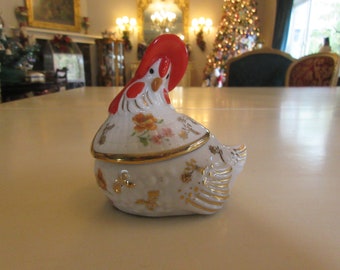 Chicken Trinket Box - Etsy