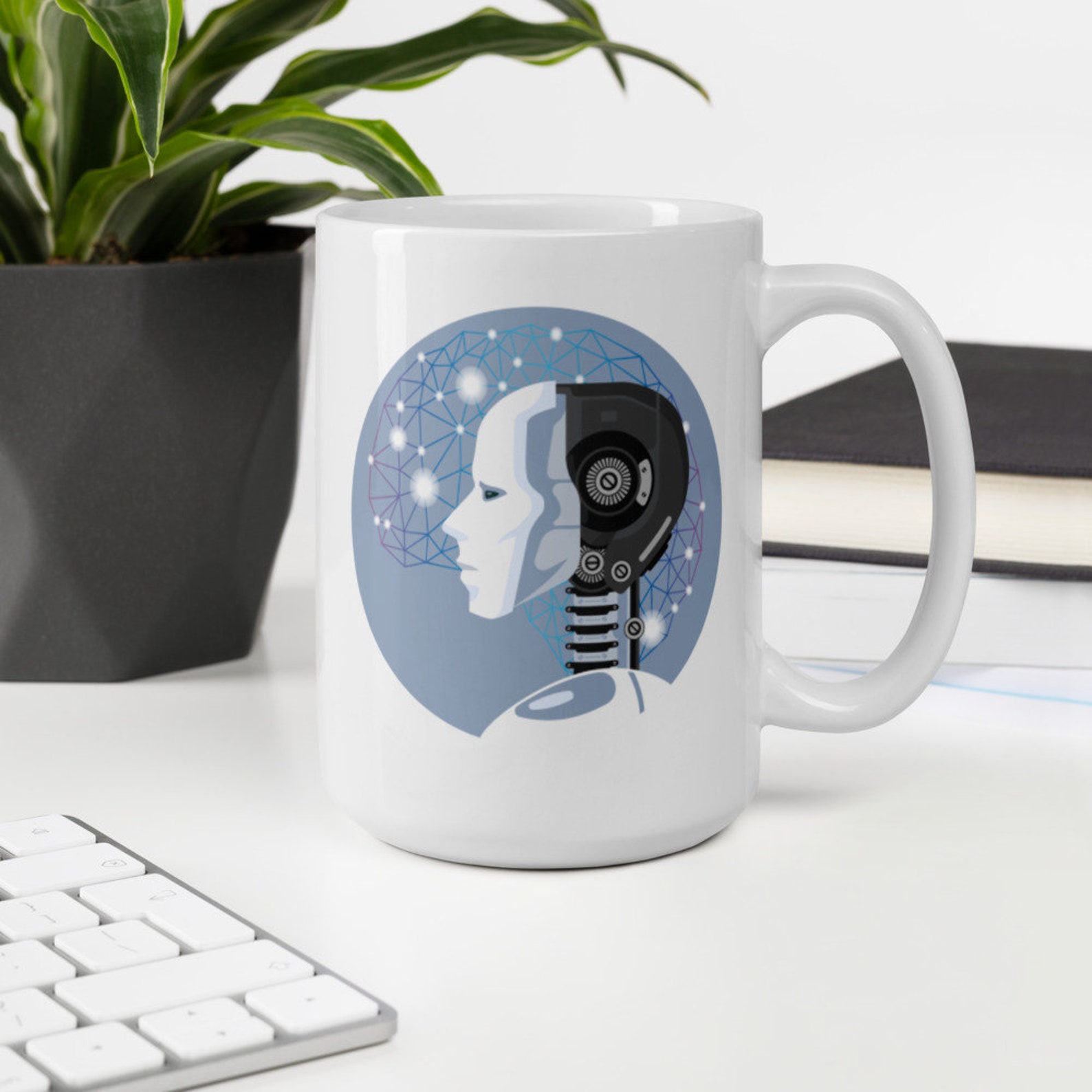 Artificial Intelligence Robot Mug AI Sweater Tech Gifts - Etsy