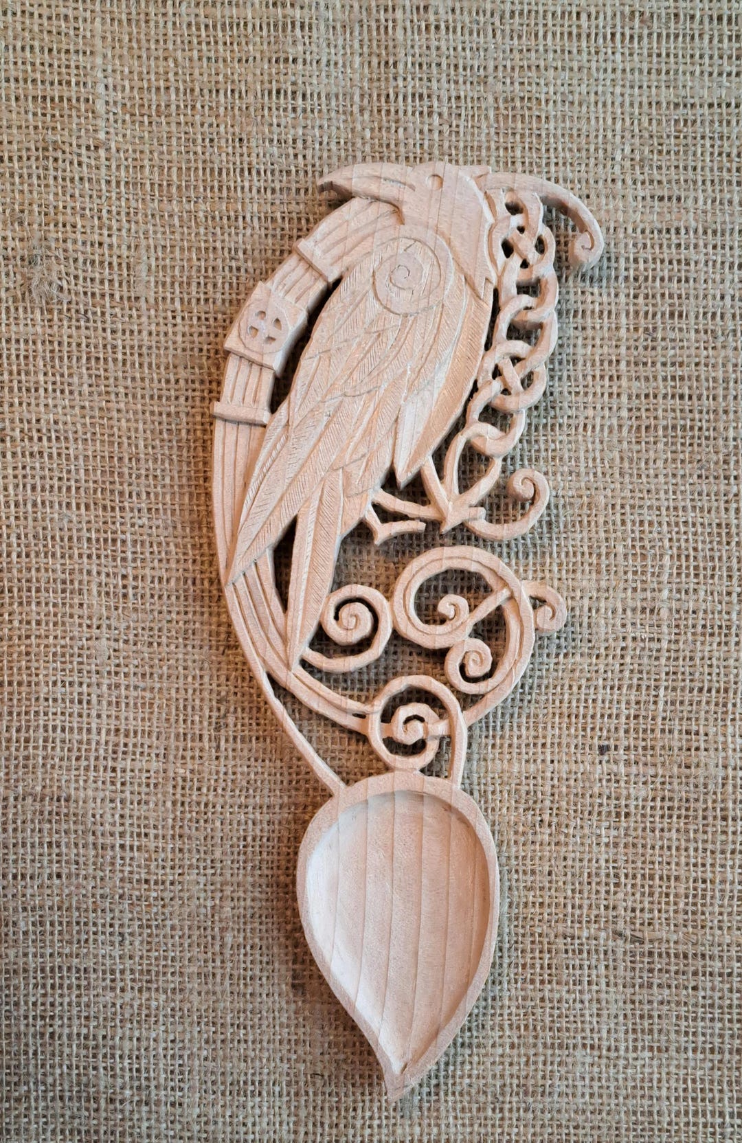 Celtic Raven Welsh Lovspoon - Etsy