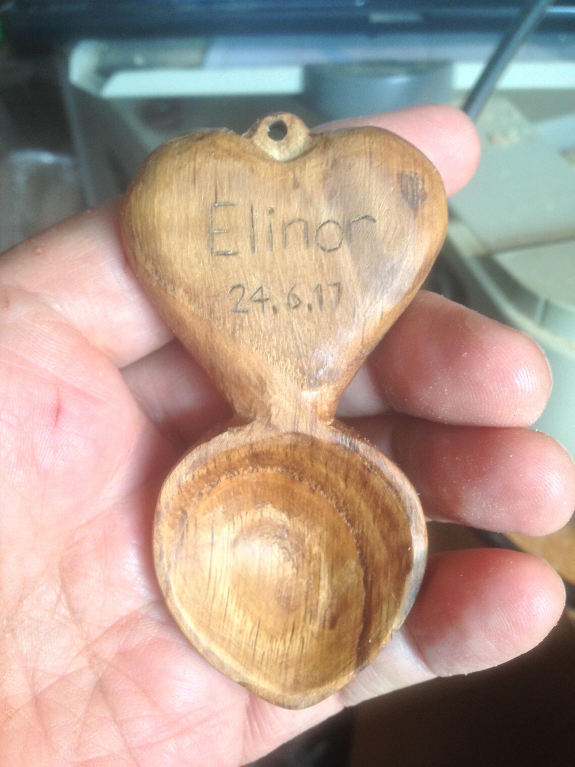 Personalised Hand Carved Welsh Love Spoon - Etsy UK