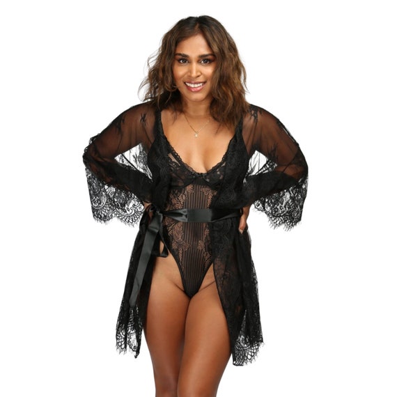 Sexy Lace Robe Etsy