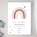 Personalised New Baby Print Birth Print Nursery Print New Baby Gift ...
