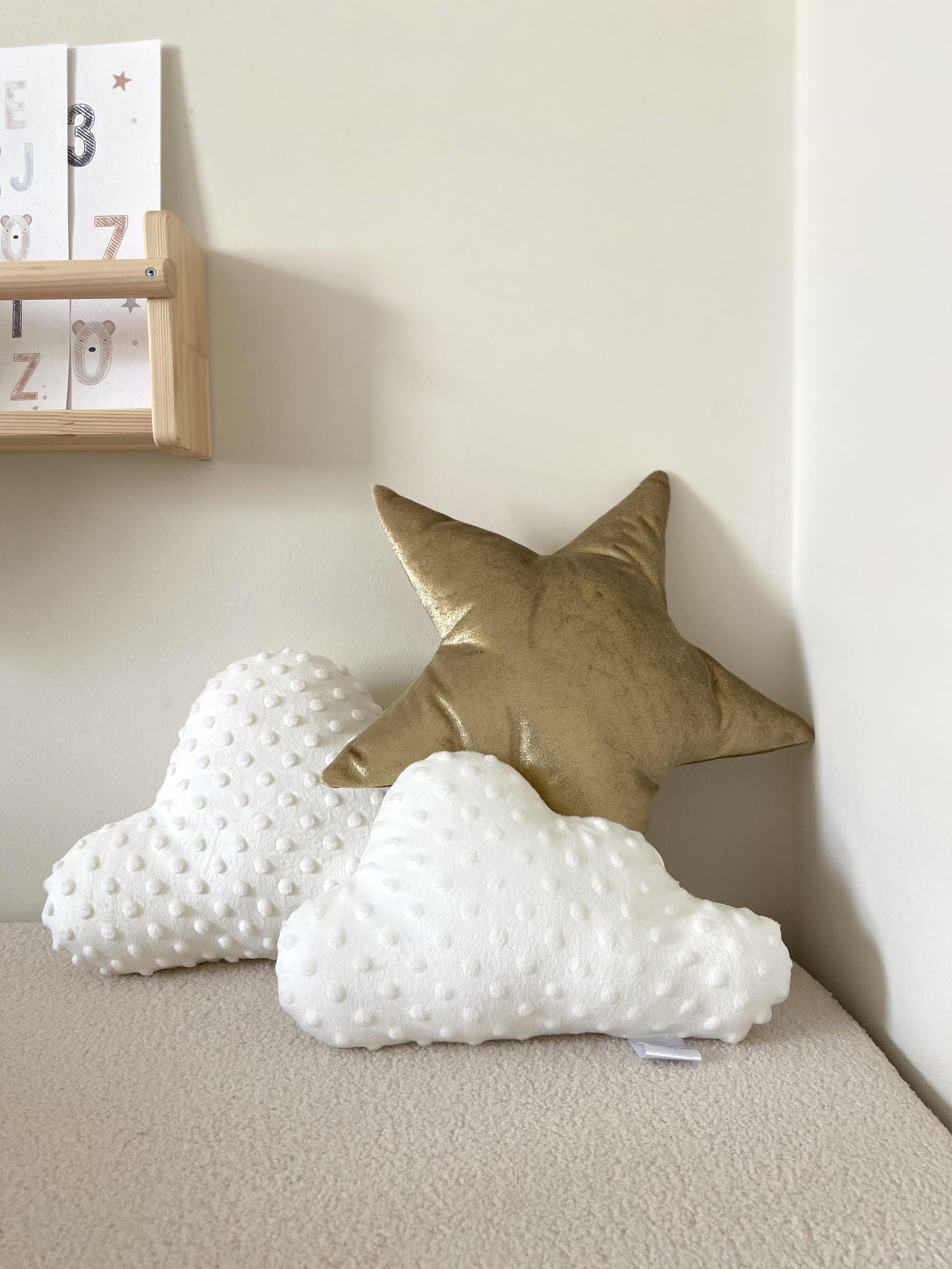 Cloud Cushion White Dimple Fleece Cloud Cushion Neutral | Etsy