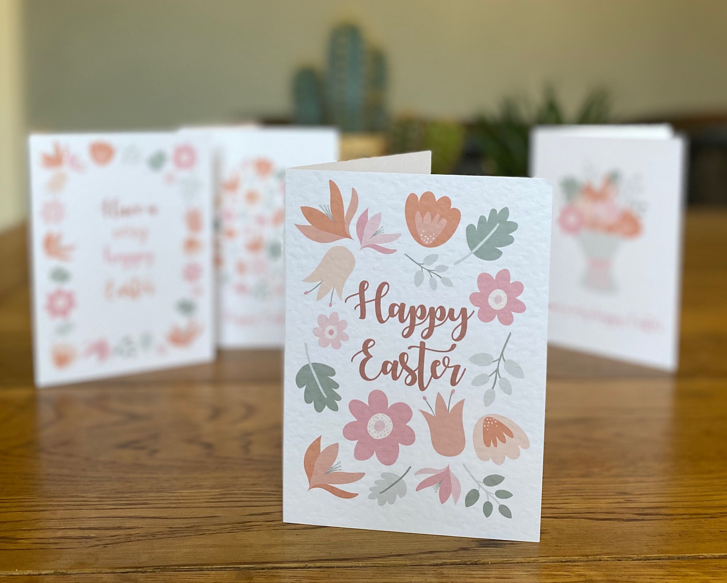 Easter cards pack set of 4 luxury Easter cards Happy Easter | Etsy