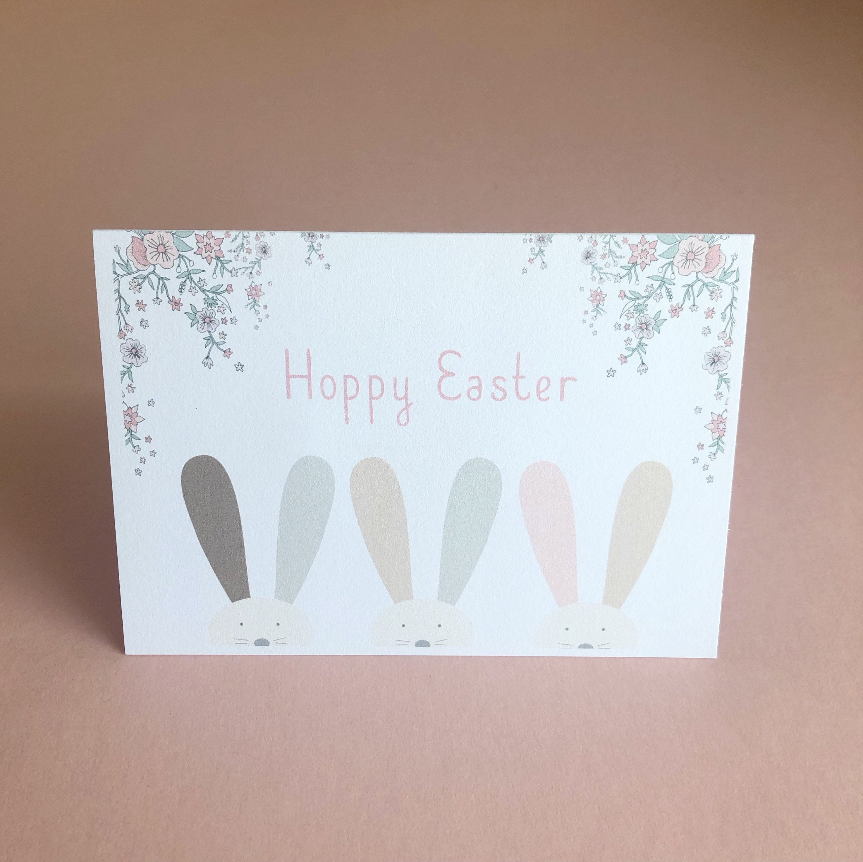 Easter Cards Pack Set of 6 Easter Cards Happy Easter Hoppy | Etsy UK
