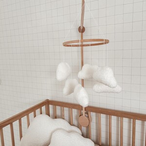 Boucle Mobile Handmade Baby Mobile Clouds Mobile Baby Nursery ...