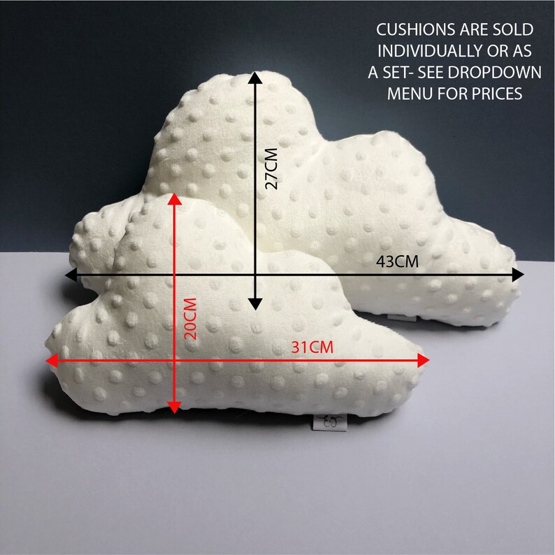 Cloud Cushion Cream Dimple Fleece Cloud Cushion Neutral - Etsy UK