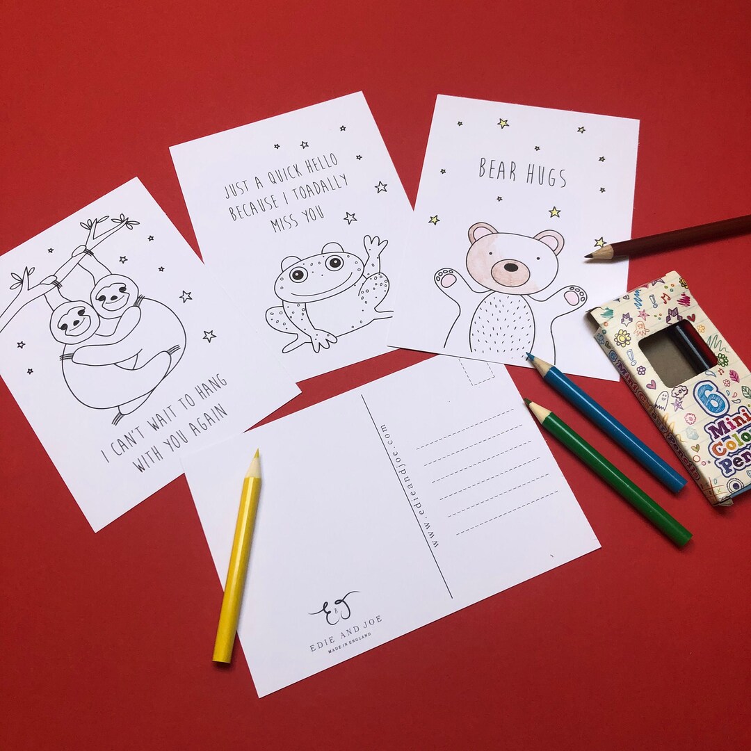 Positive Postcards Pack Motivational Postcards Set of 6 Positivity ...