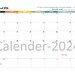 Editable 2024 Digital Calendar, 2024 Calendar Template, Customize With ...