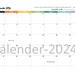 Editable 2024 Digital Calendar, 2024 Calendar Template, Customize With ...