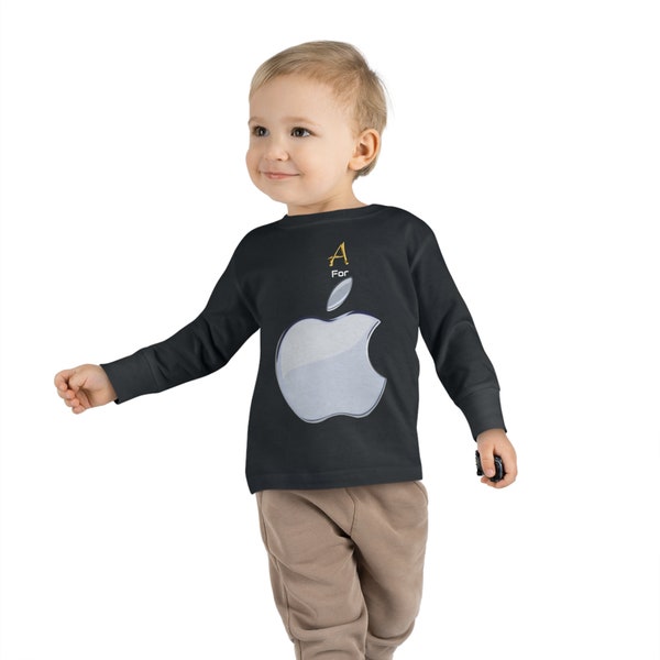 Kids Apple Logo Shirt - Etsy