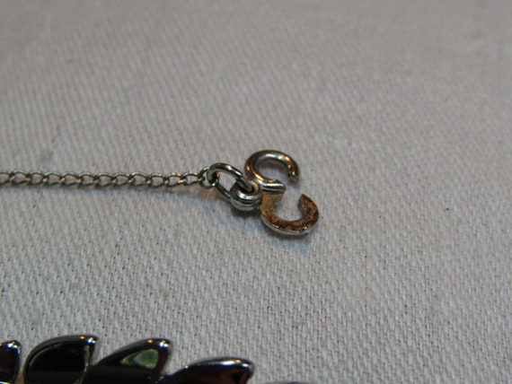 Vintage MONET Double Hinged Clasp Silver Toned Metal … - Gem