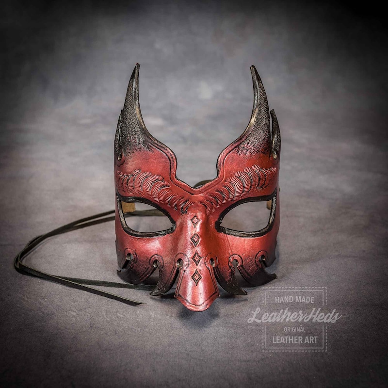 Devil Mask - Etsy