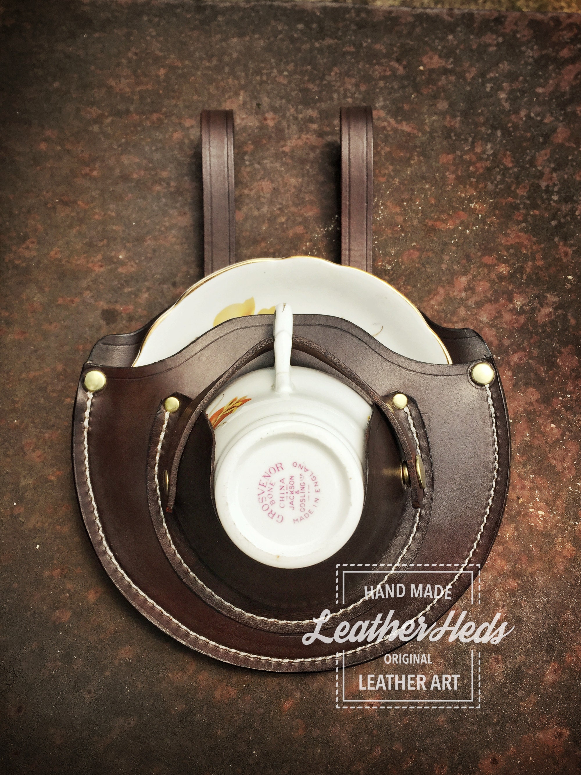 Steampunk Teacup Holster - Brown - Etsy