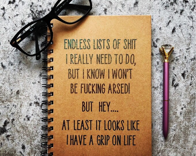 NEW DESIGN Making Lists Funny Adult Notebook Journal . Stuff I Need to ...