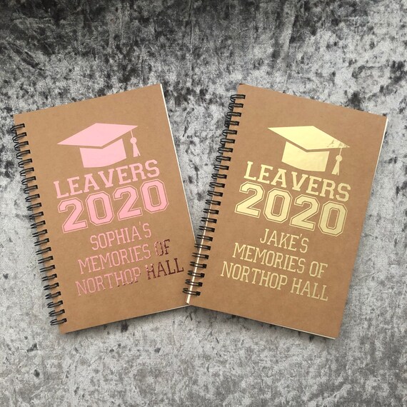 Personalised School Leavers Graduation Book Class of 2020 2021 | Etsy