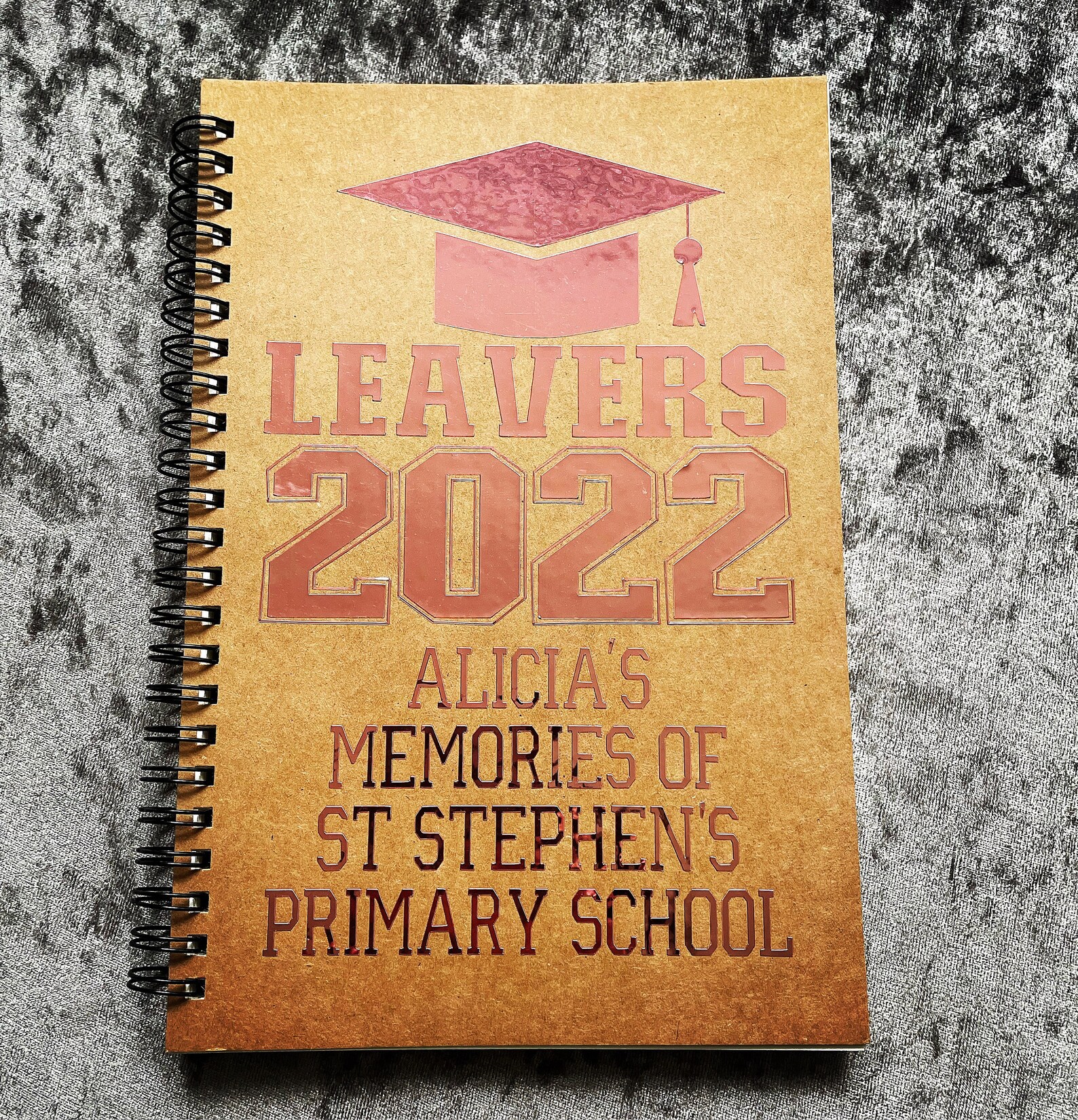 Personalised School Leavers Graduation Book Class of 2022 Journal ...