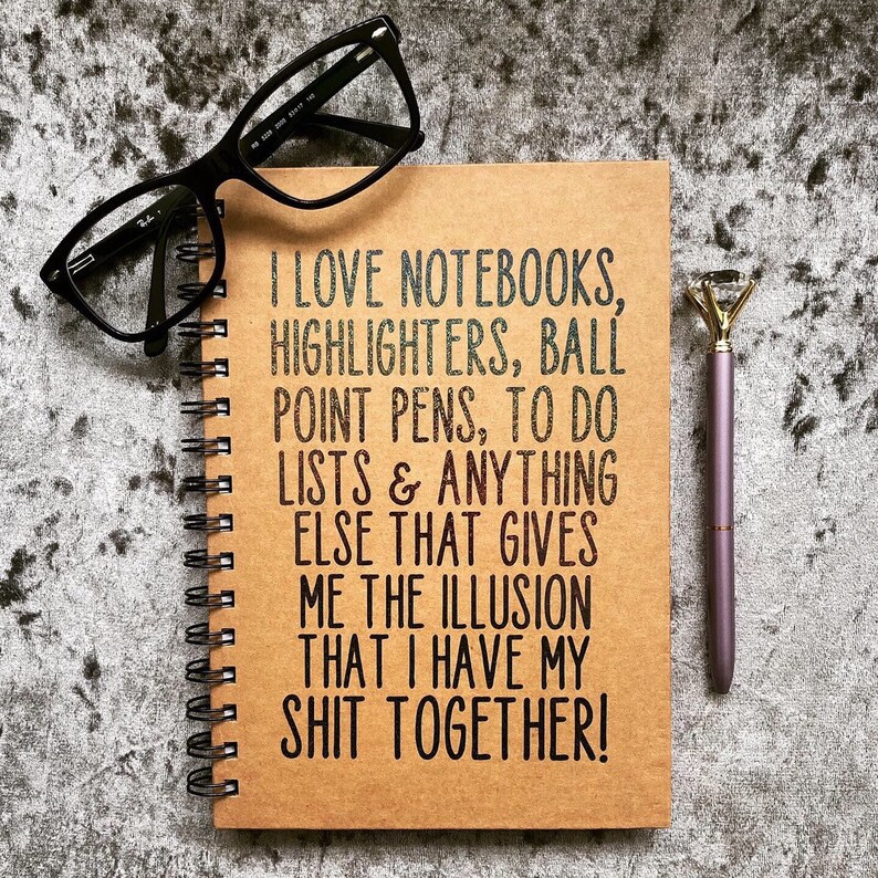 Funny Adult Rude Notebook Journal A5 to Do Lists Making Lists - Etsy