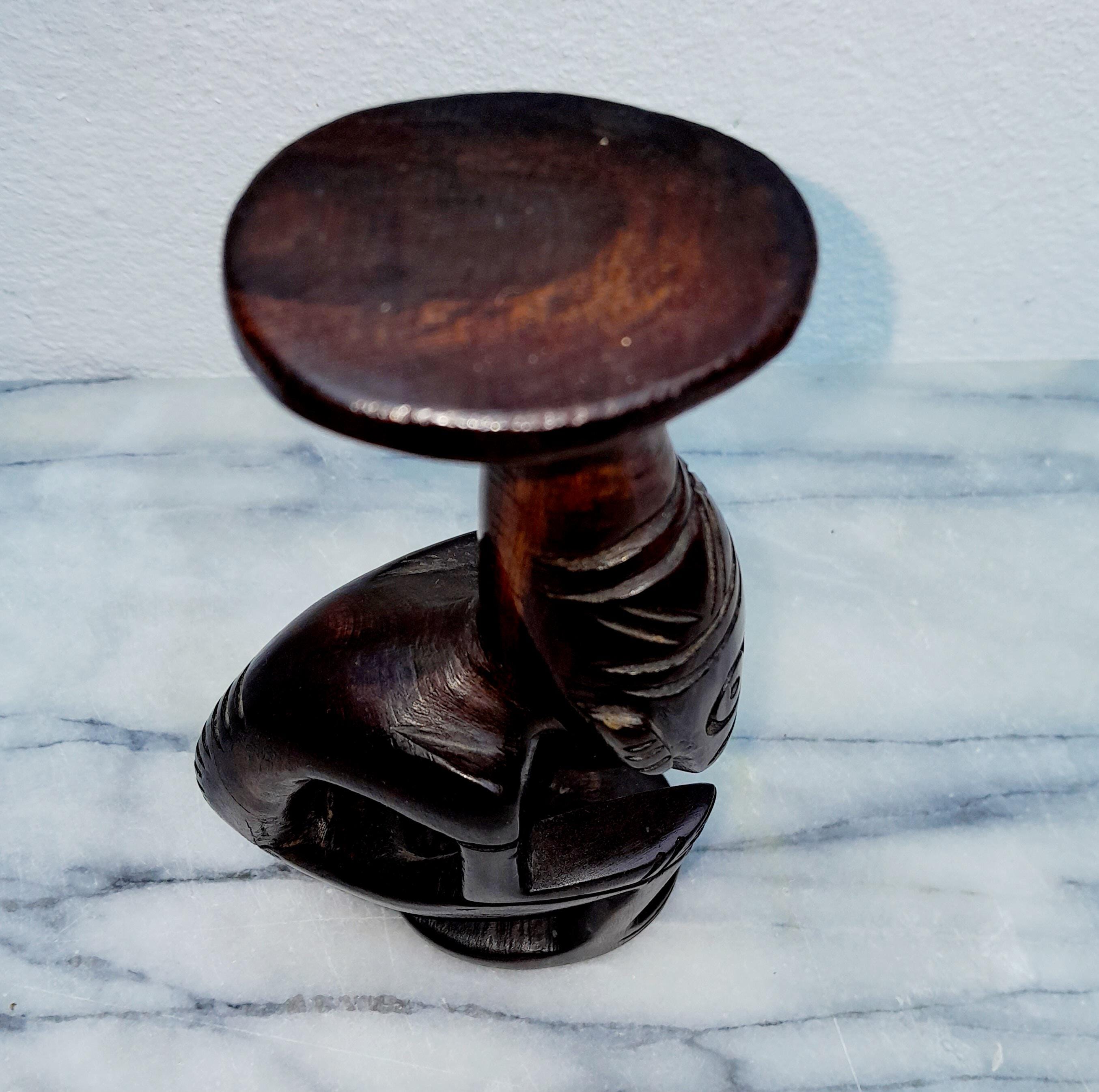 Tribal Art Taino People Dominican Republic Carved Figure Shaman Cahoba ...