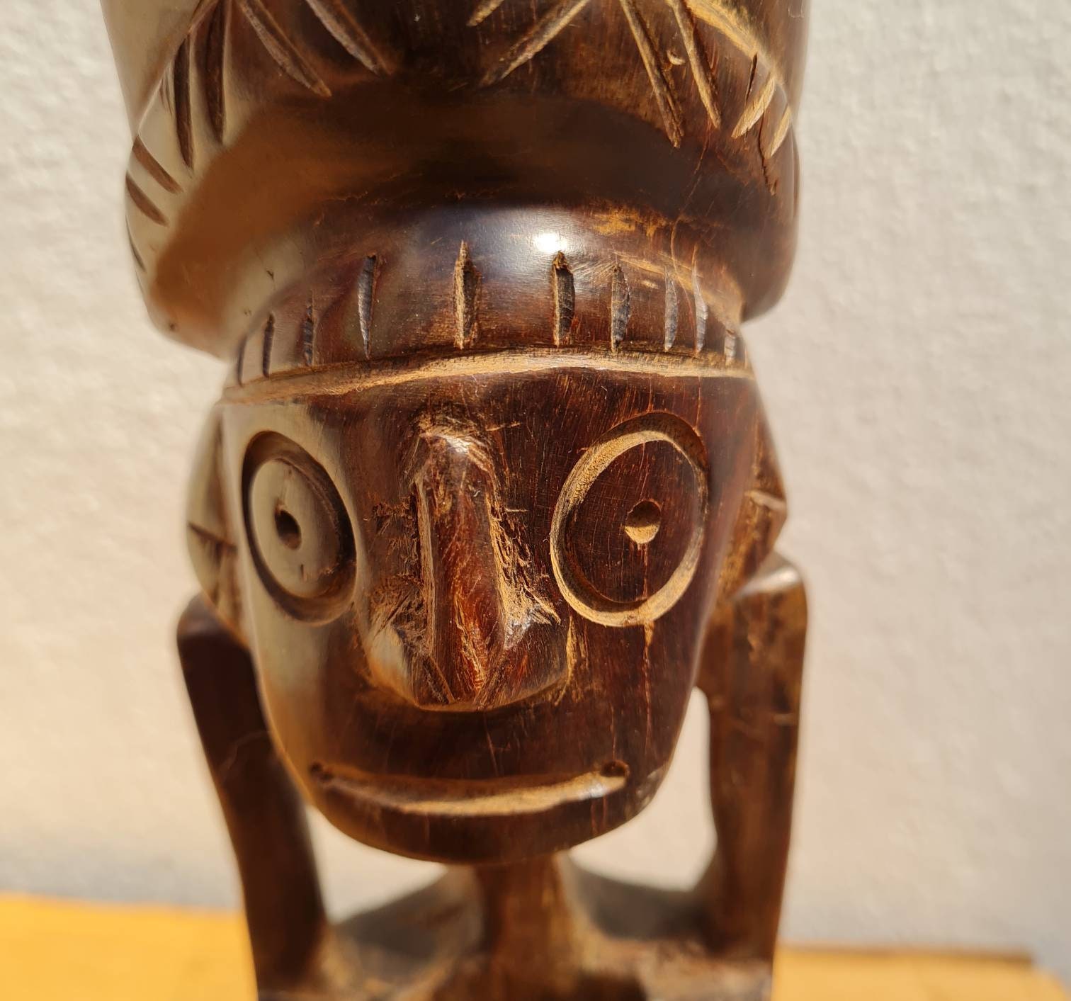 REDUCED Tribal Art Taino People Dominican Republic Carved Figure Shaman ...