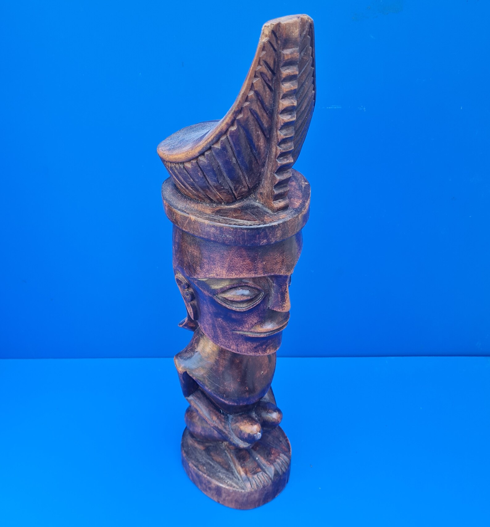 REDUCED Large Lake Toba Batak Carved Statue Ancester Figure Sumatra ...