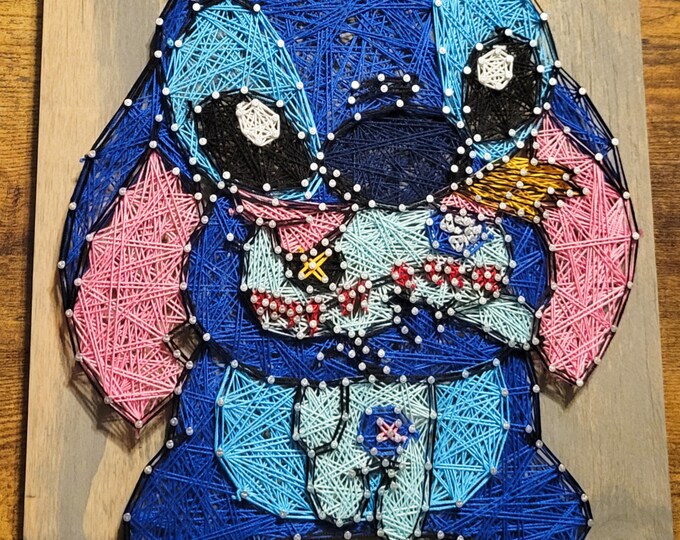 Stitch String Art Sign, Scrump, Lilo and Stitch, Made to Order - Etsy