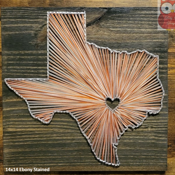 Texas String Art - Etsy