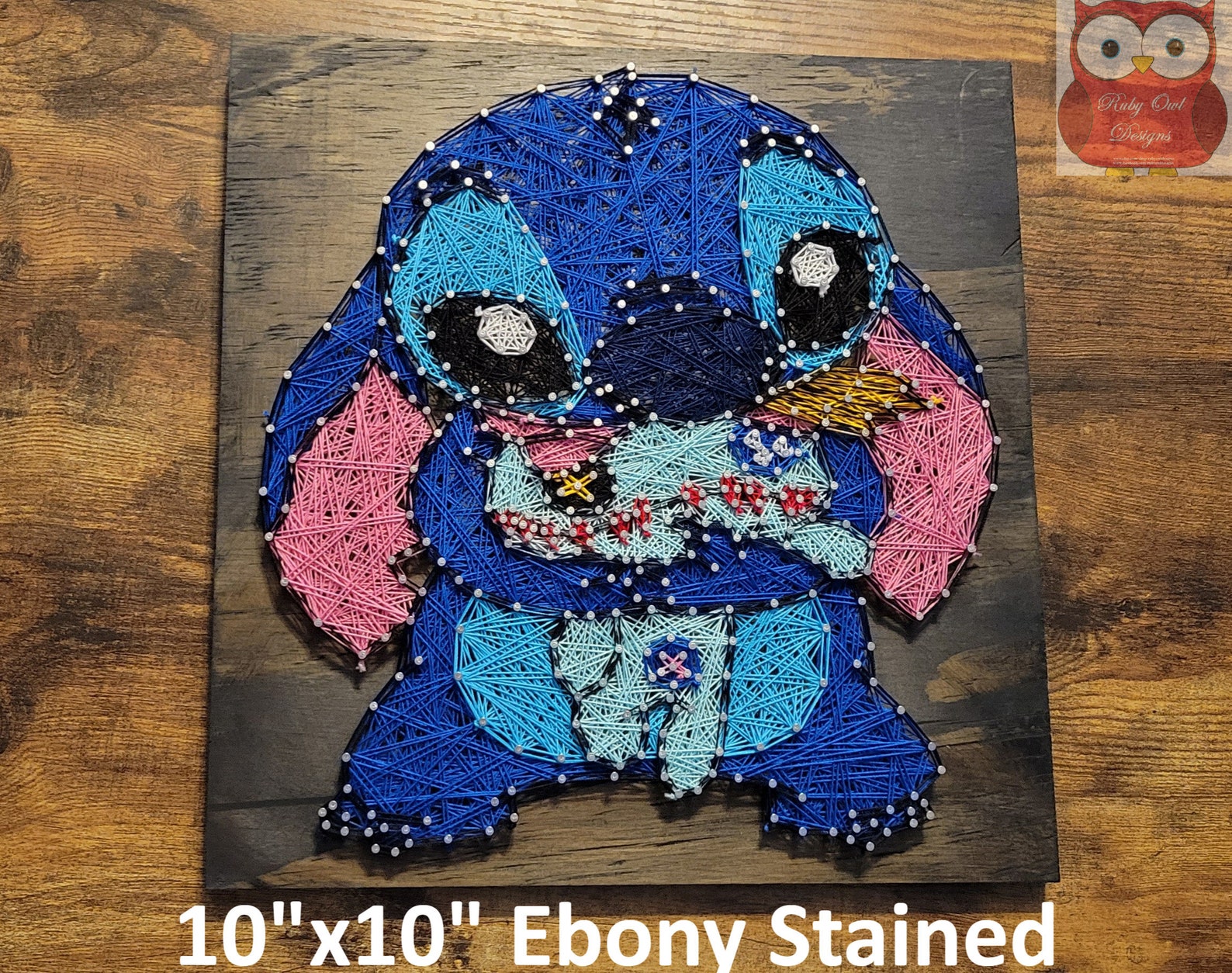 Stitch String Art Sign Scrump Lilo and Stitch Made to Order - Etsy