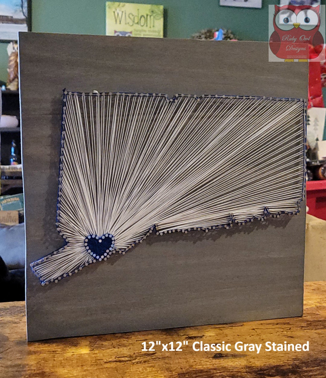 State of Connecticut String Art Sign, Connecticut, Made to Order - Etsy