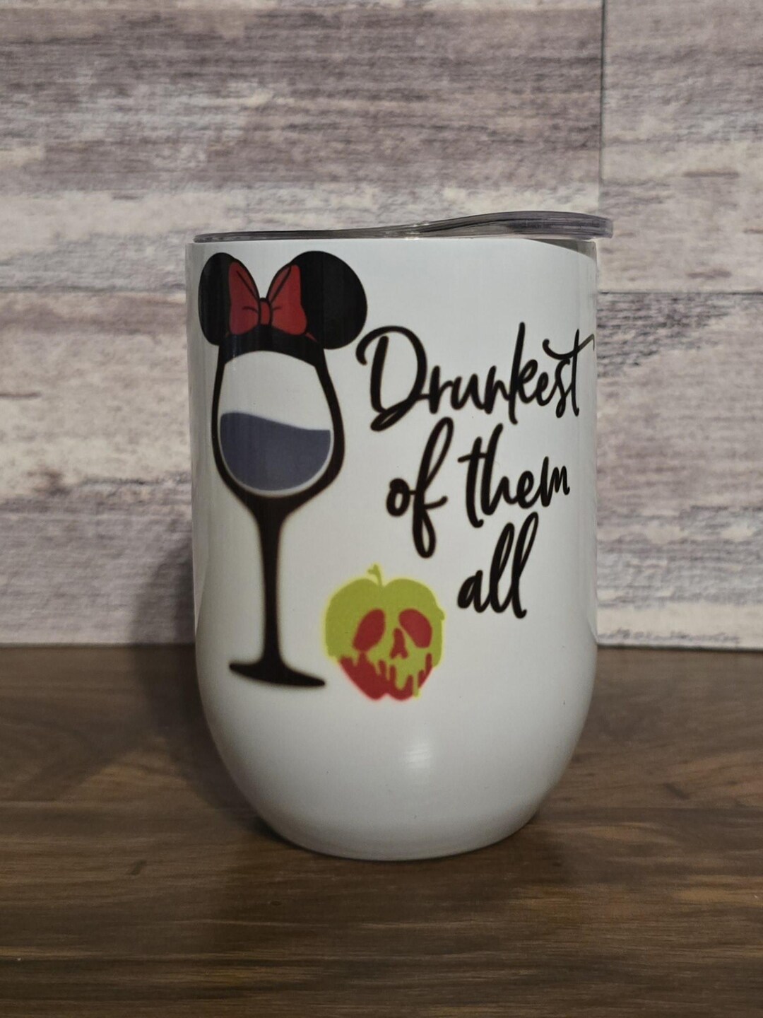 An Oopsie, Ready to Ship, 12 Oz. Snow White Wine Tumbler, Snow White ...