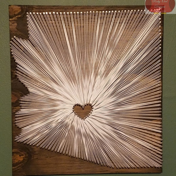 State String Art - Etsy