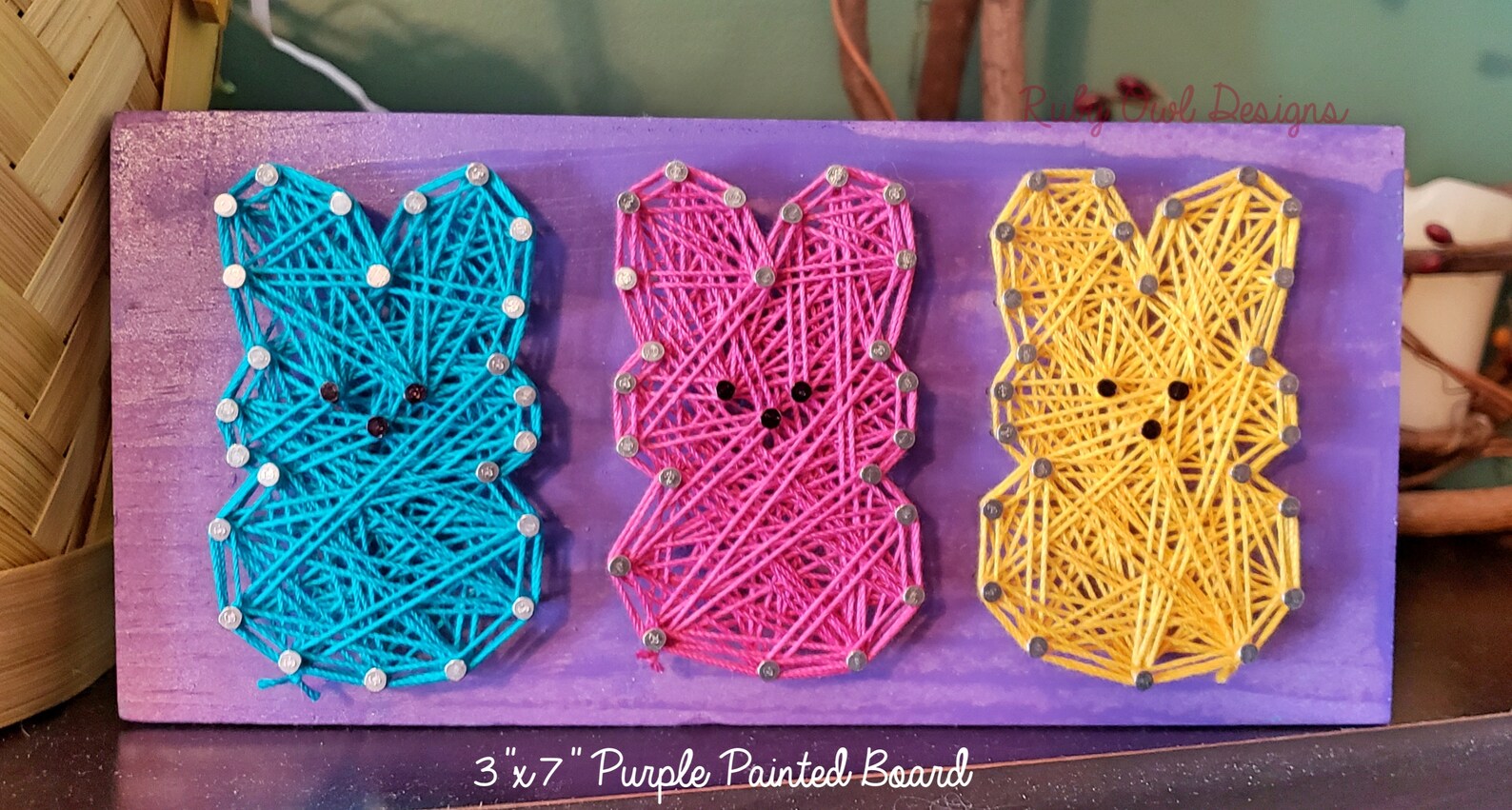 Peeps String Art Sign Easter Made to Order - Etsy