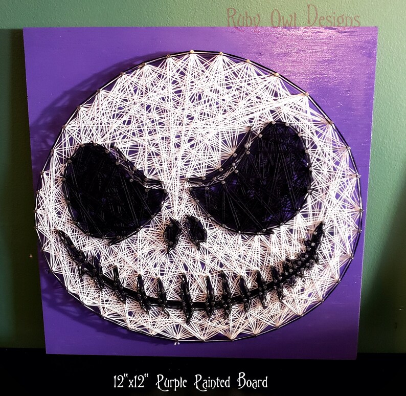 Jack Skellington String Art Sign Sinister Jack Skeleton | Etsy
