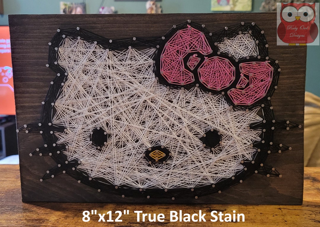Kitty String Art Sign, Hello Kitty, Made to Order - Etsy