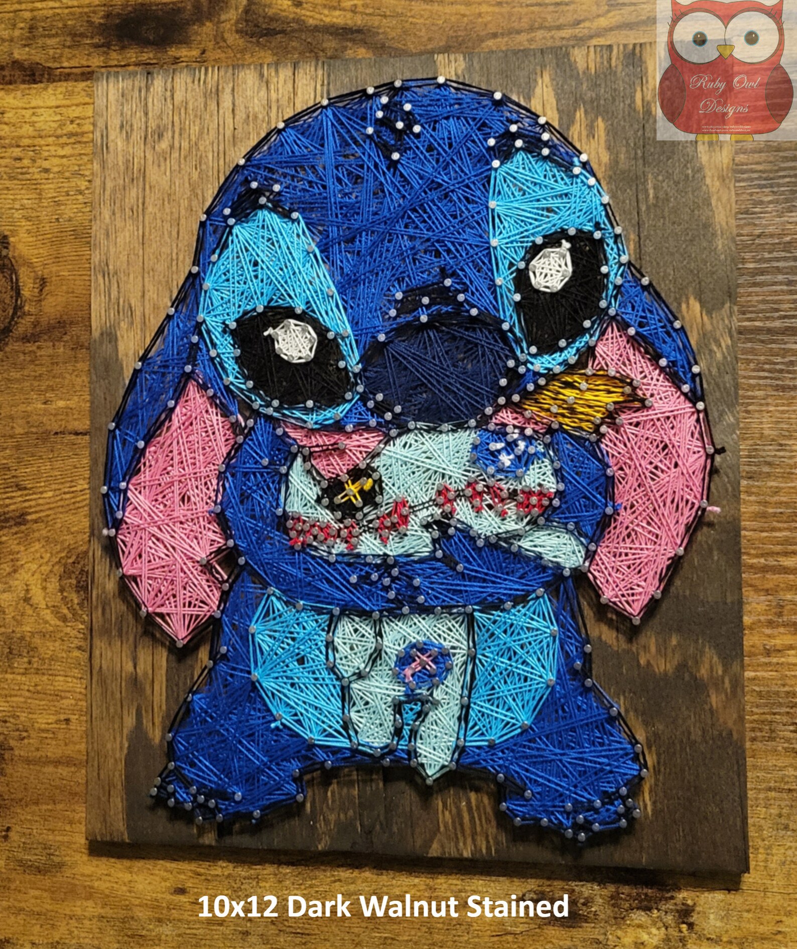 Stitch String Art Sign Scrump Lilo and Stitch Made to Order - Etsy