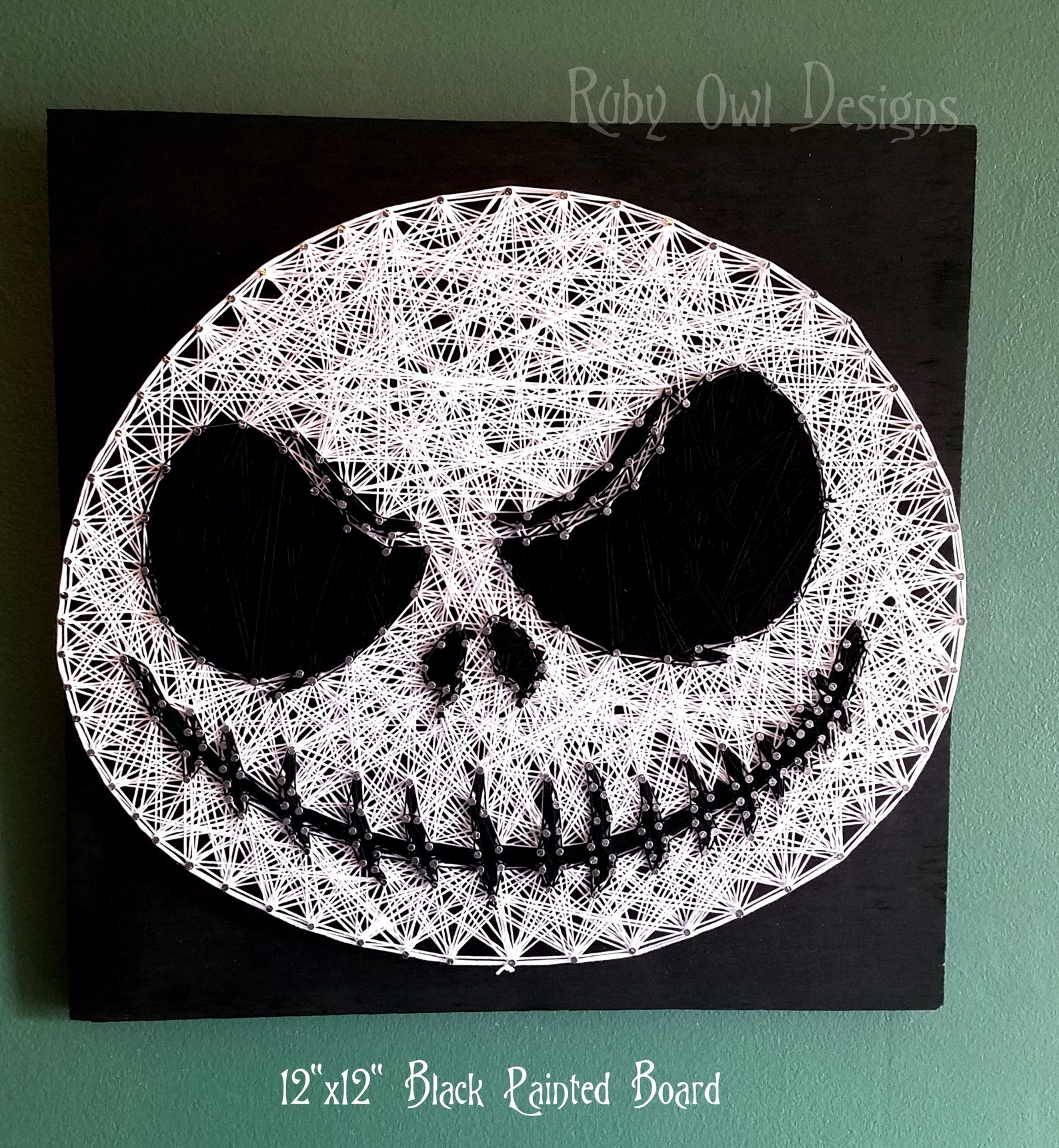 Jack Skellington String Art Sign Sinister Jack Skeleton | Etsy