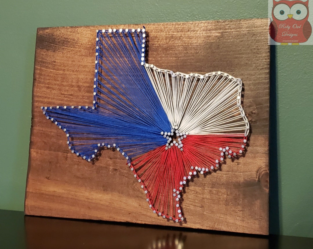 State of Texas String Art Sign, Texas, State Sign, Made to Order - Etsy
