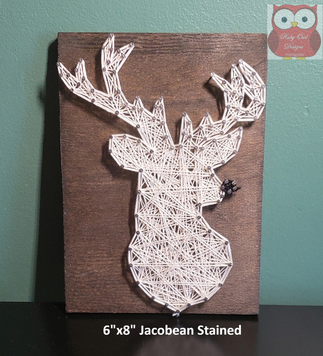 Deer String Art Sign, Buck, Deer, Made to Order - Etsy
