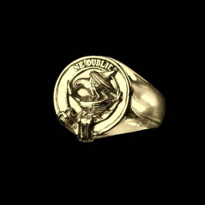 Clan Graham Crest Men's Signet Ring - Etsy