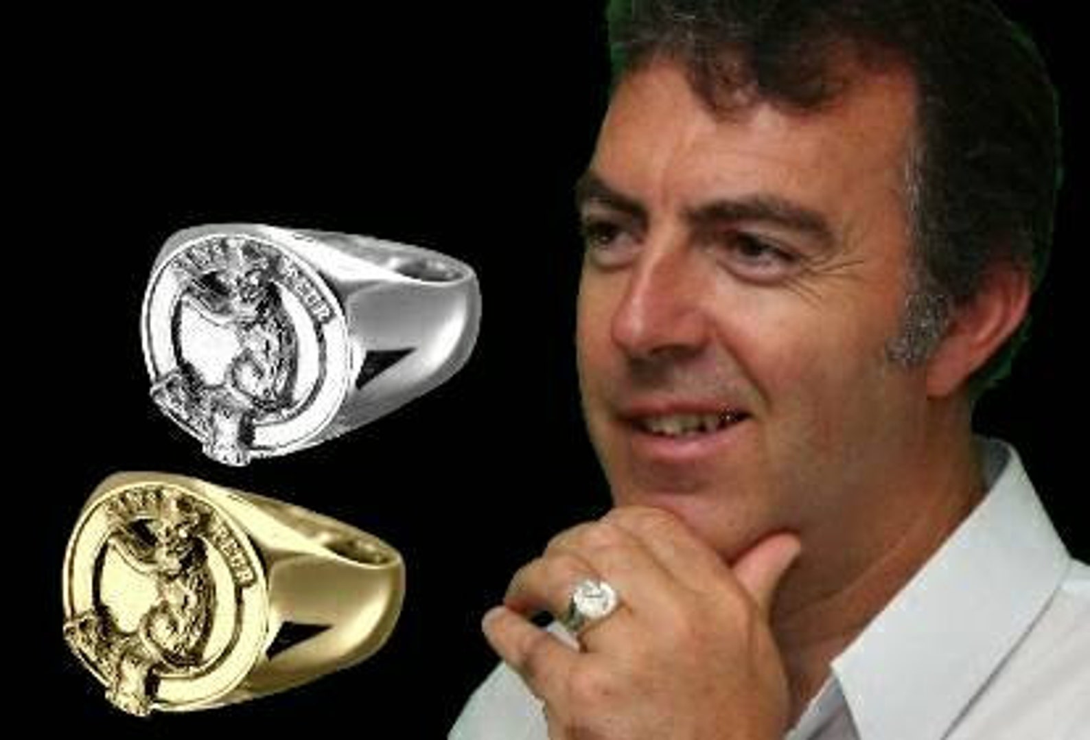 Clan Sutherland Crest Men's Signet Ring - Etsy