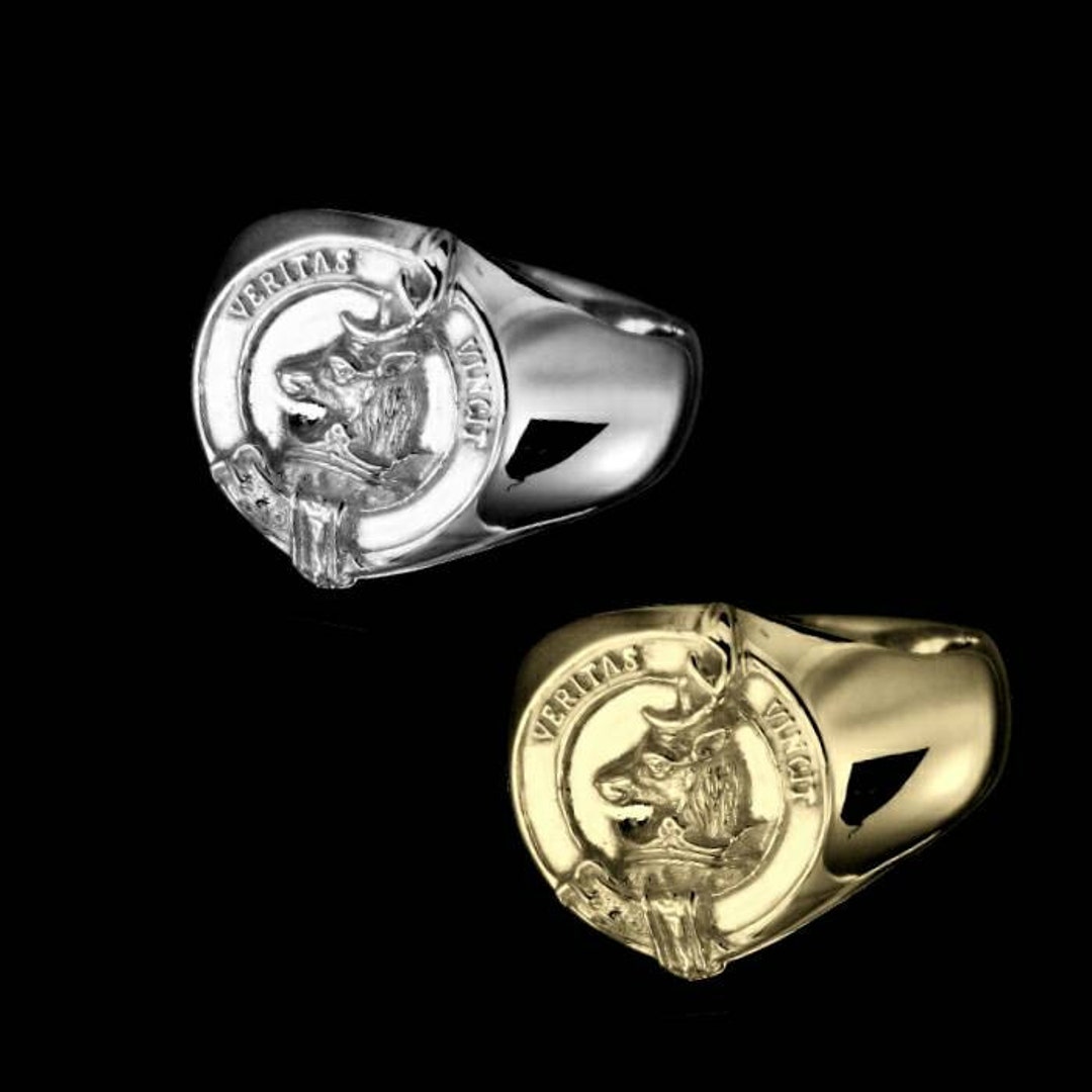 Clan Keith Crest Men's Signet Ring - Etsy