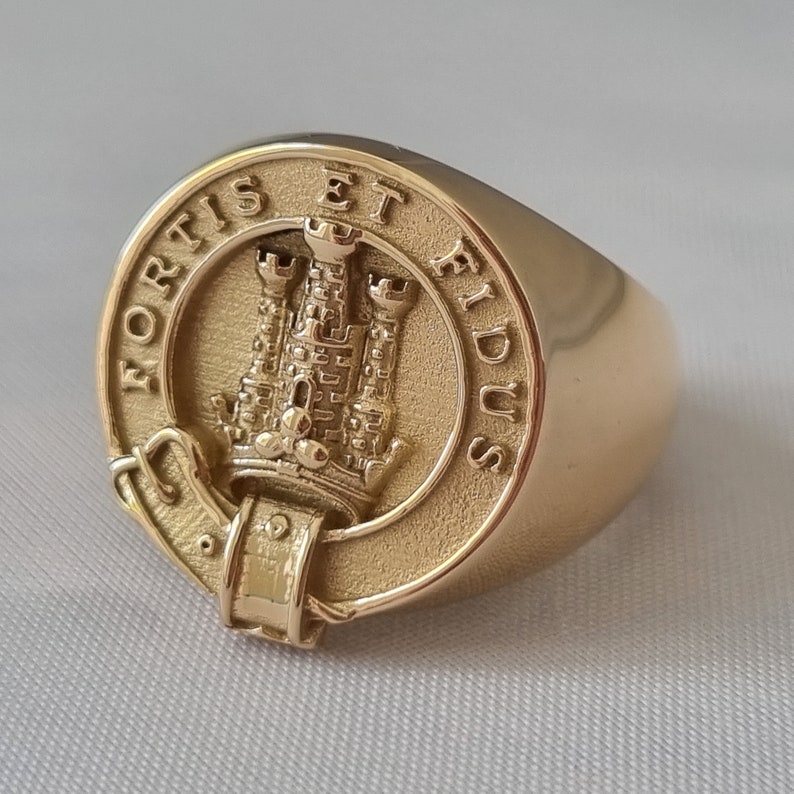 Maclachlan Clan Crest Signet Ring - Etsy