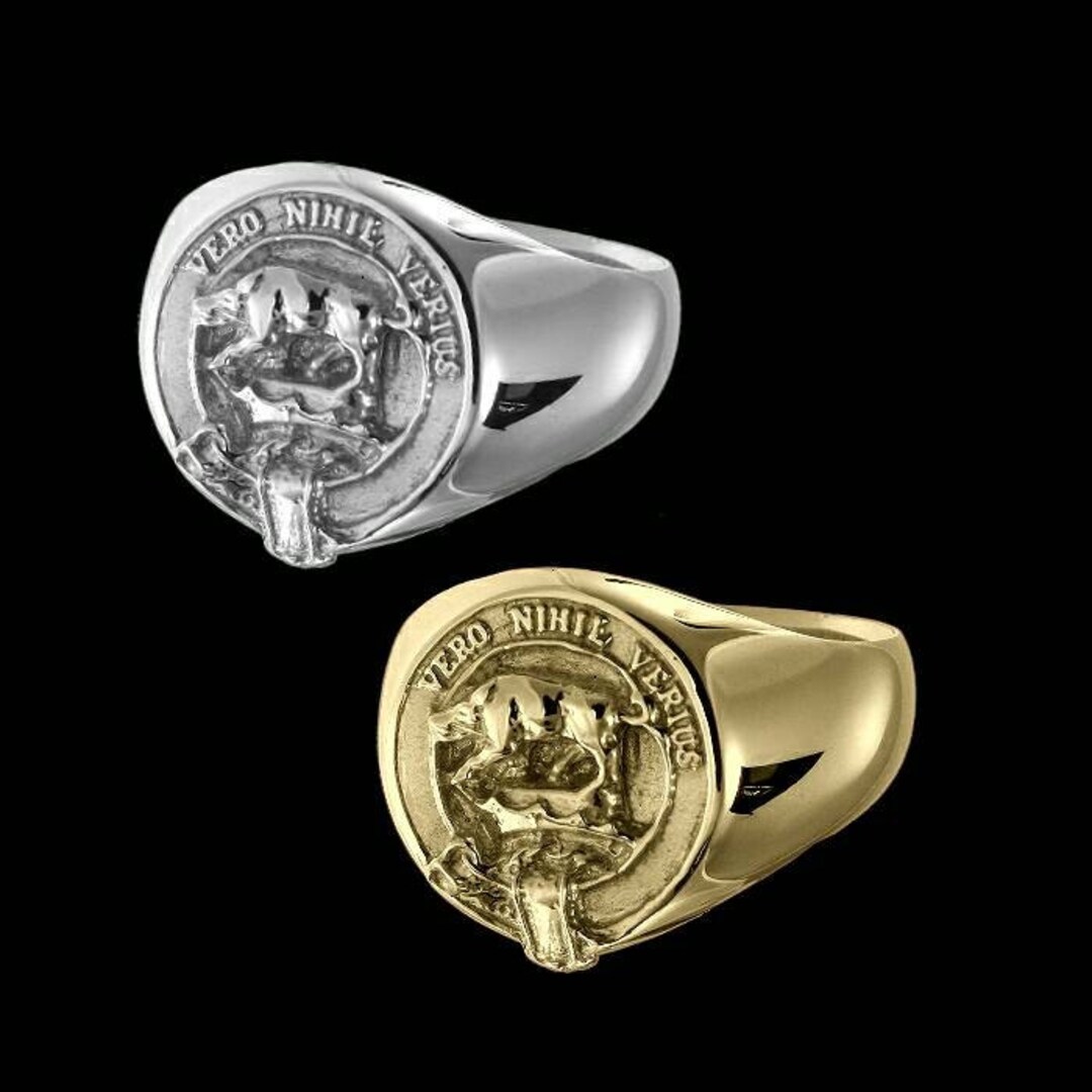 Clan Weir Crest Men's Signet Ring - Etsy